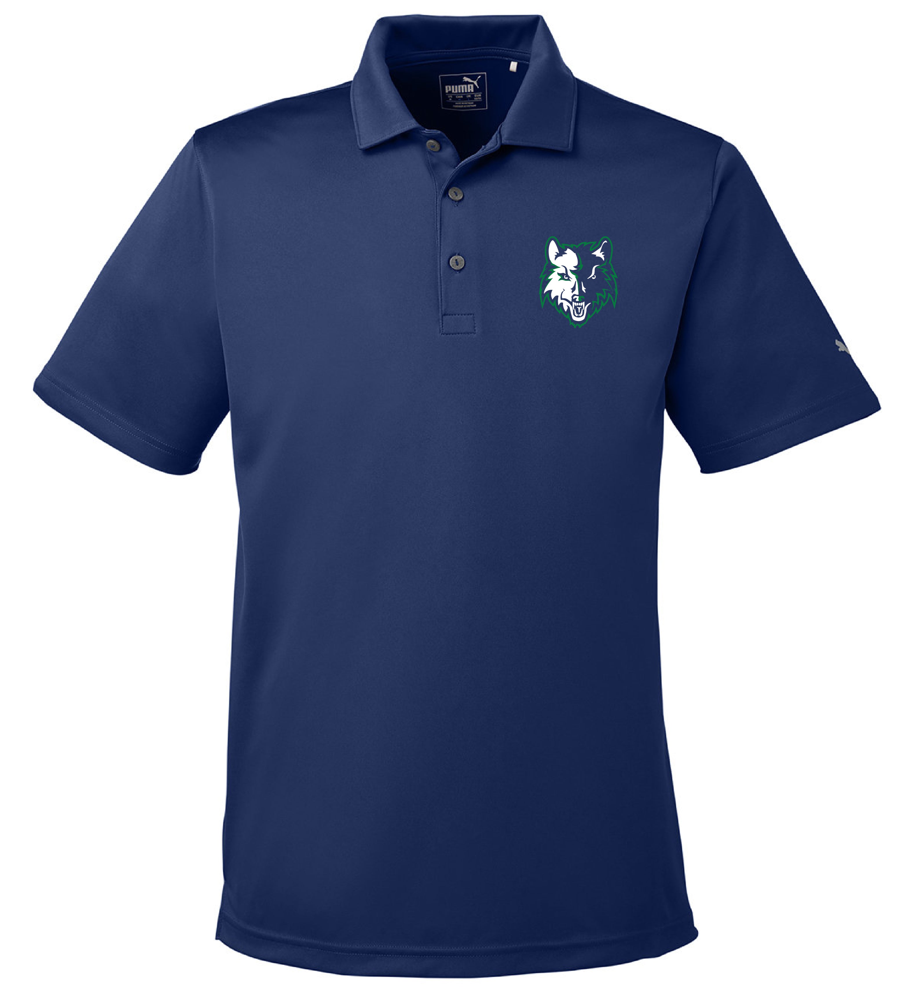 FJHS Fulbright Timber Wolves Head polo – shopfoxytees